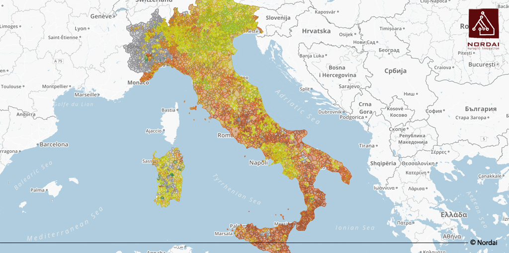 Italy's Municipalities Waste Management Map: The Good & The Bad. - GeoNue